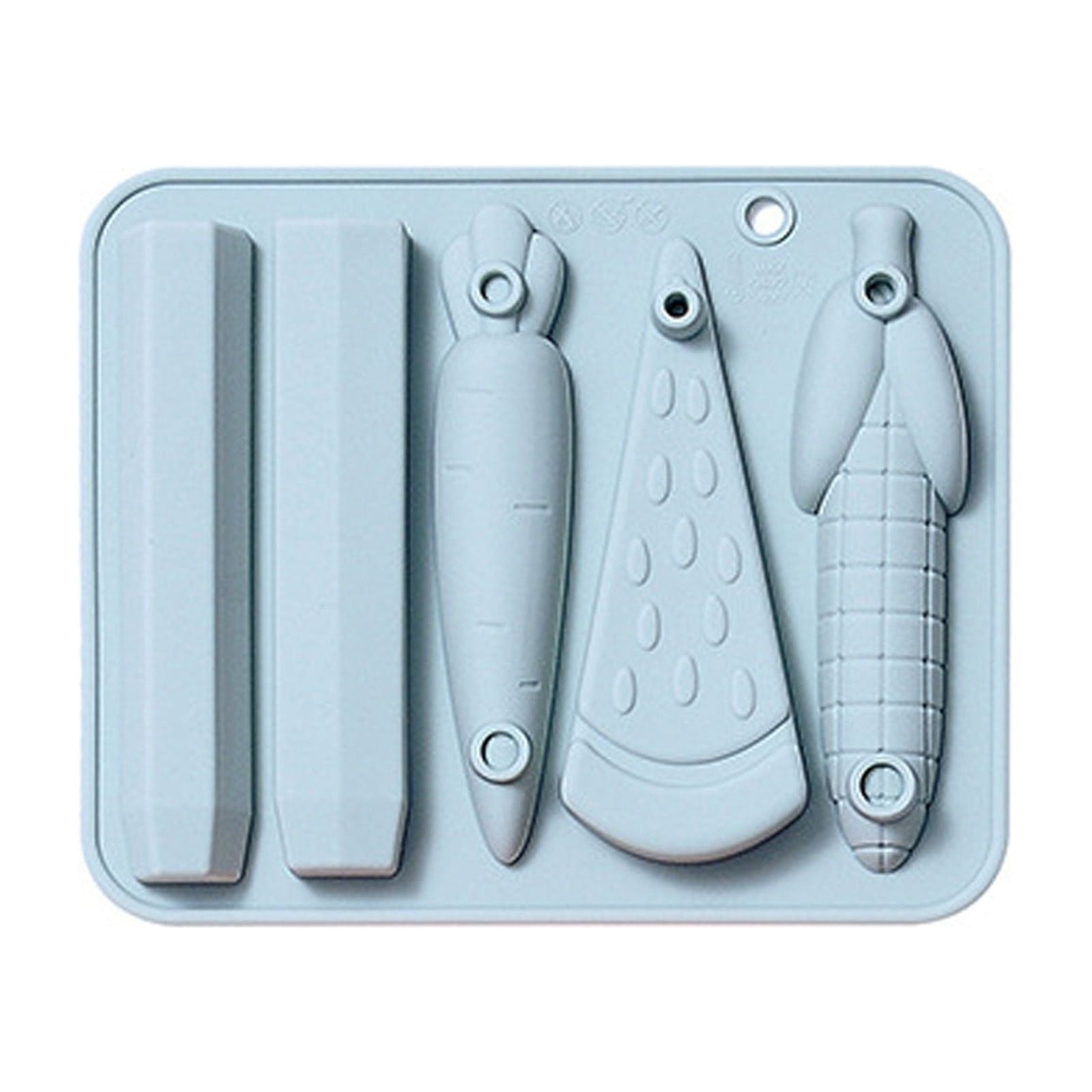 Vegetable Crayon Molds (Chocolate Candy Shaping Tools, Silicone Forms ...