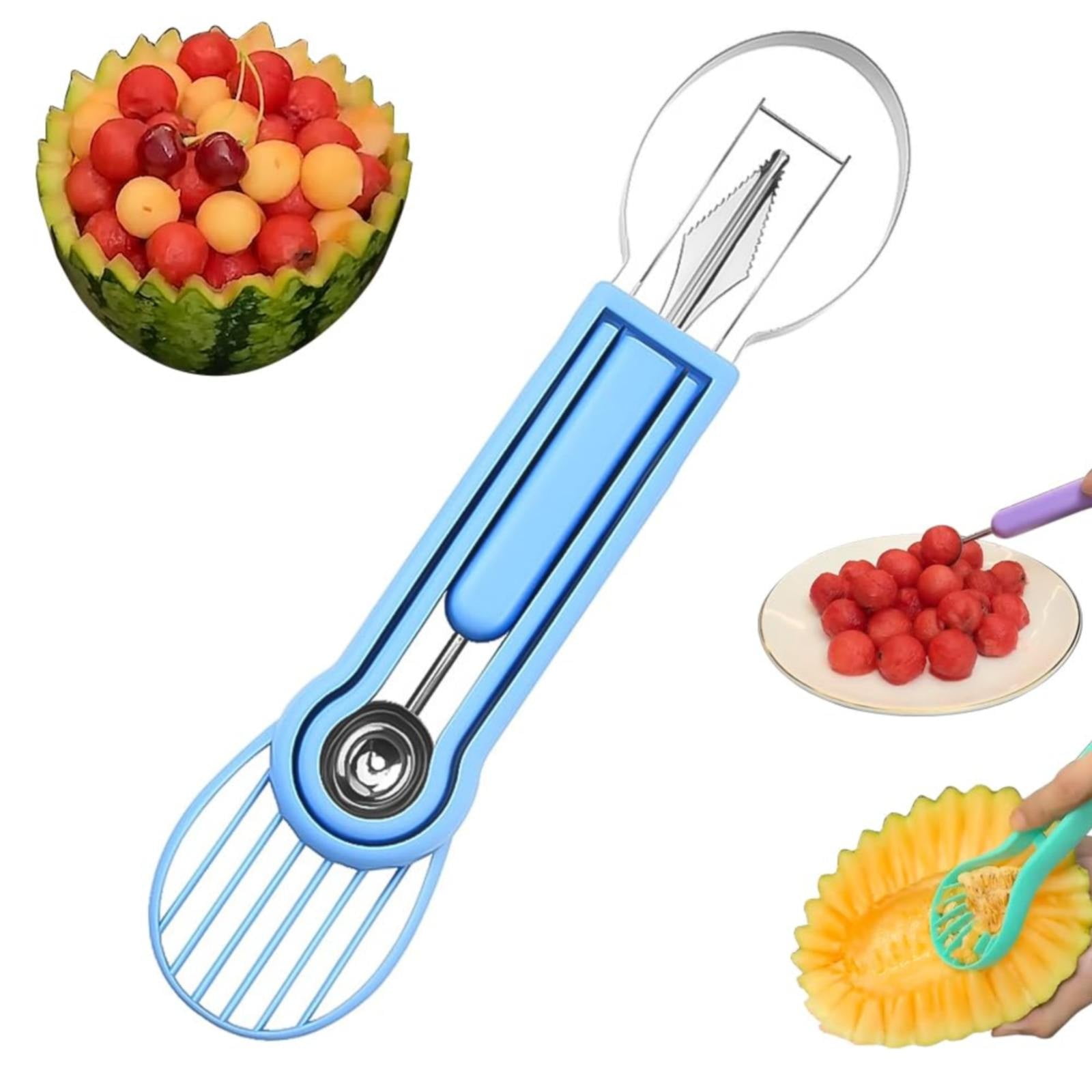 Vegetable Cutter Miayilima Salad Cutter Melon Scoop Set 2024 Upgrade 4 ...