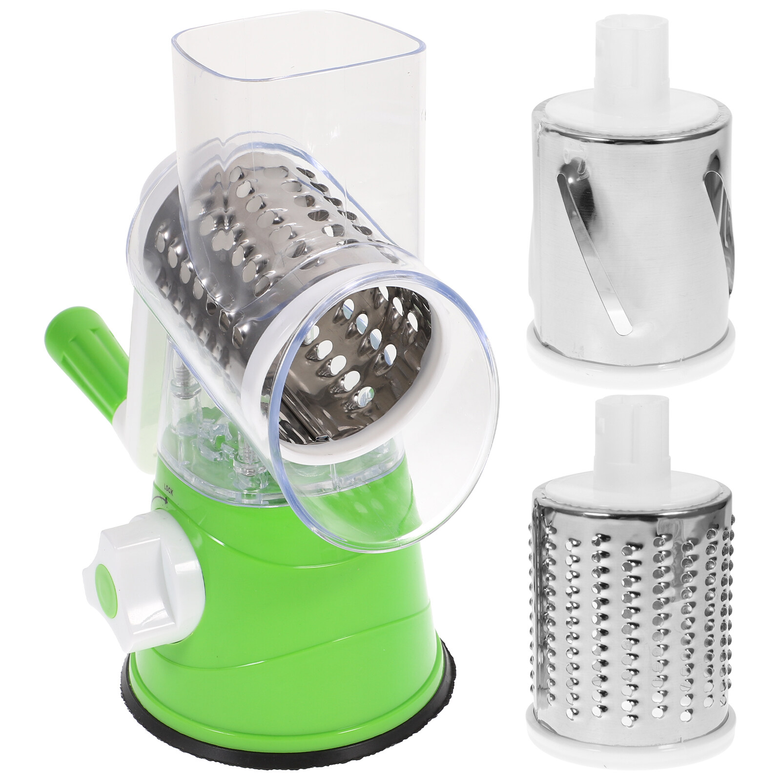 Vegetable Cutter,Tri-Blade Spiralizer Vegetable Slicer Manual Hand Safe ...
