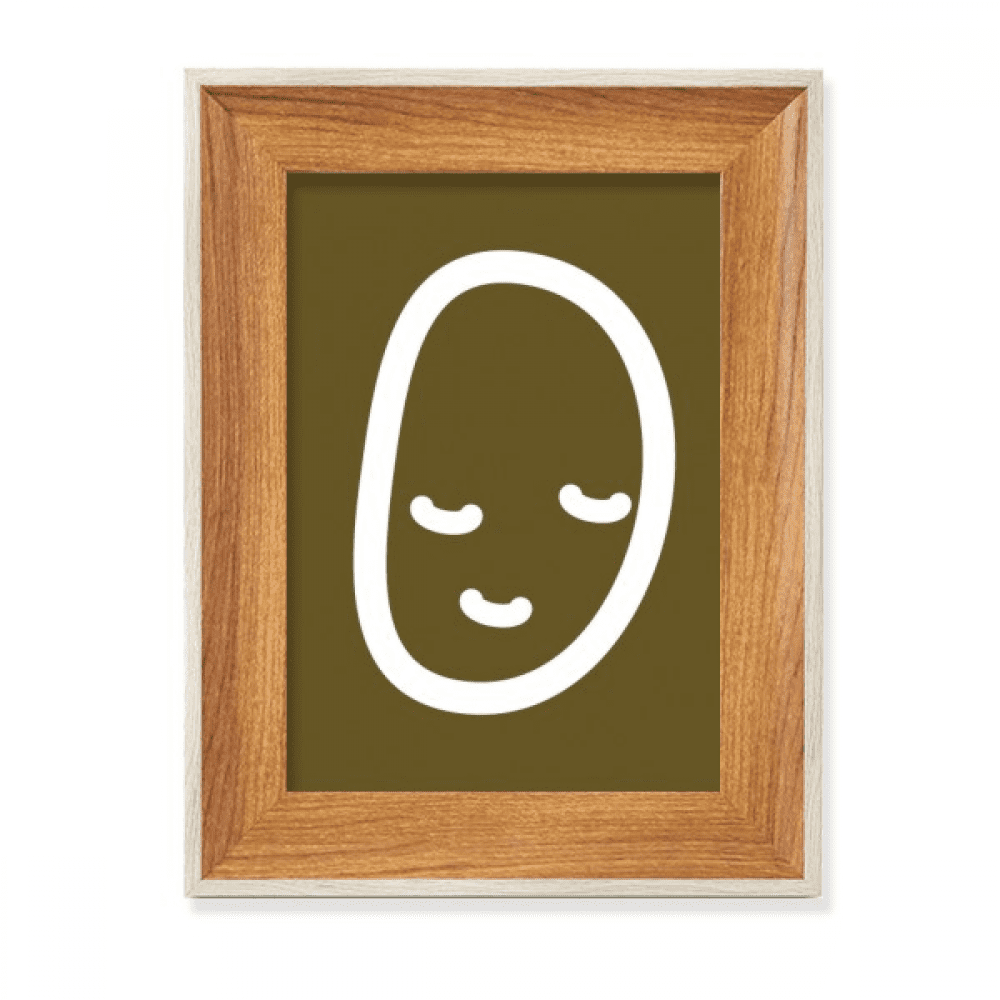 Vegetable Expression Happy Potato Body Desktop Wooden Photo Frame ...