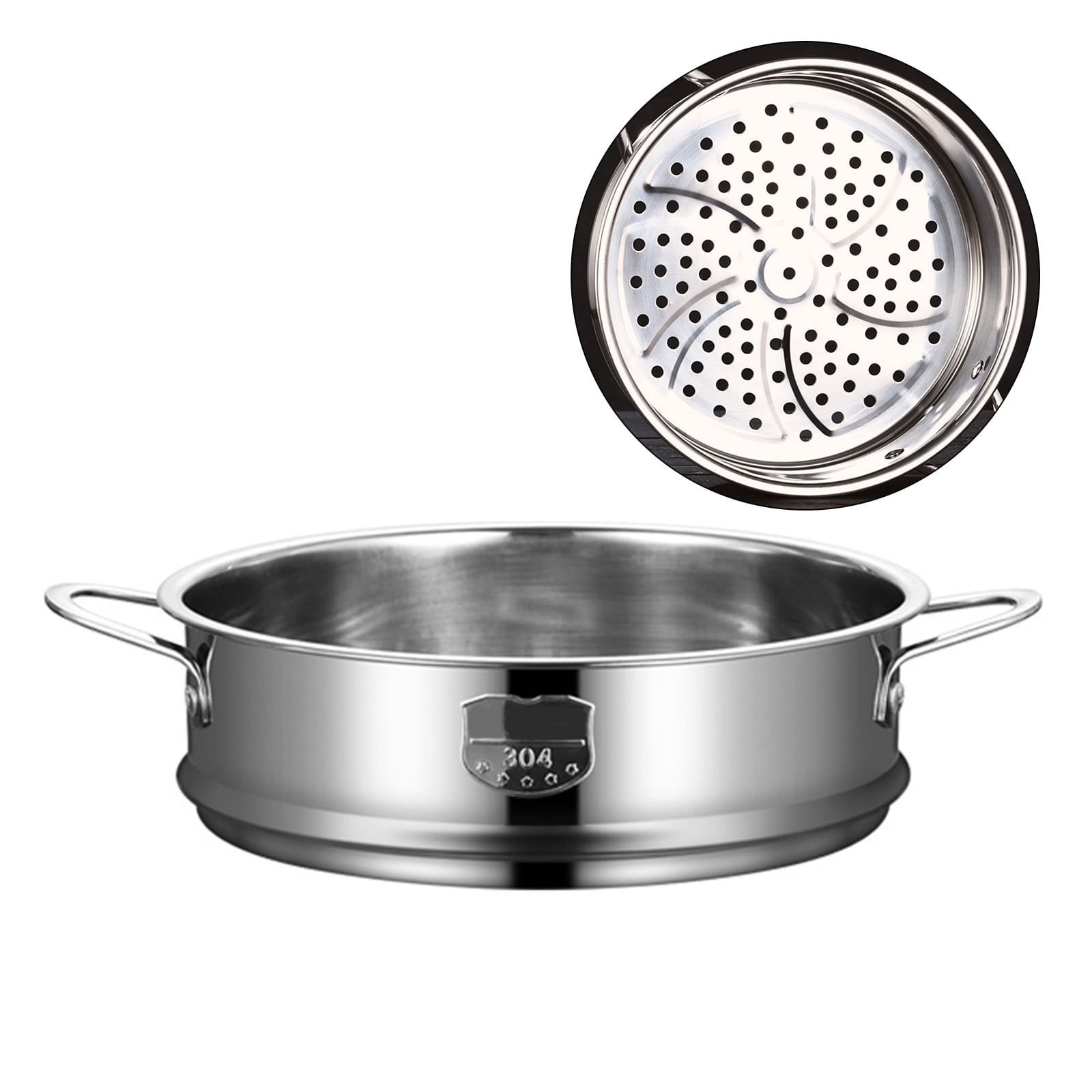 Vegetable Food Steamer Stainless Steel Steaming Rack with Handle ...