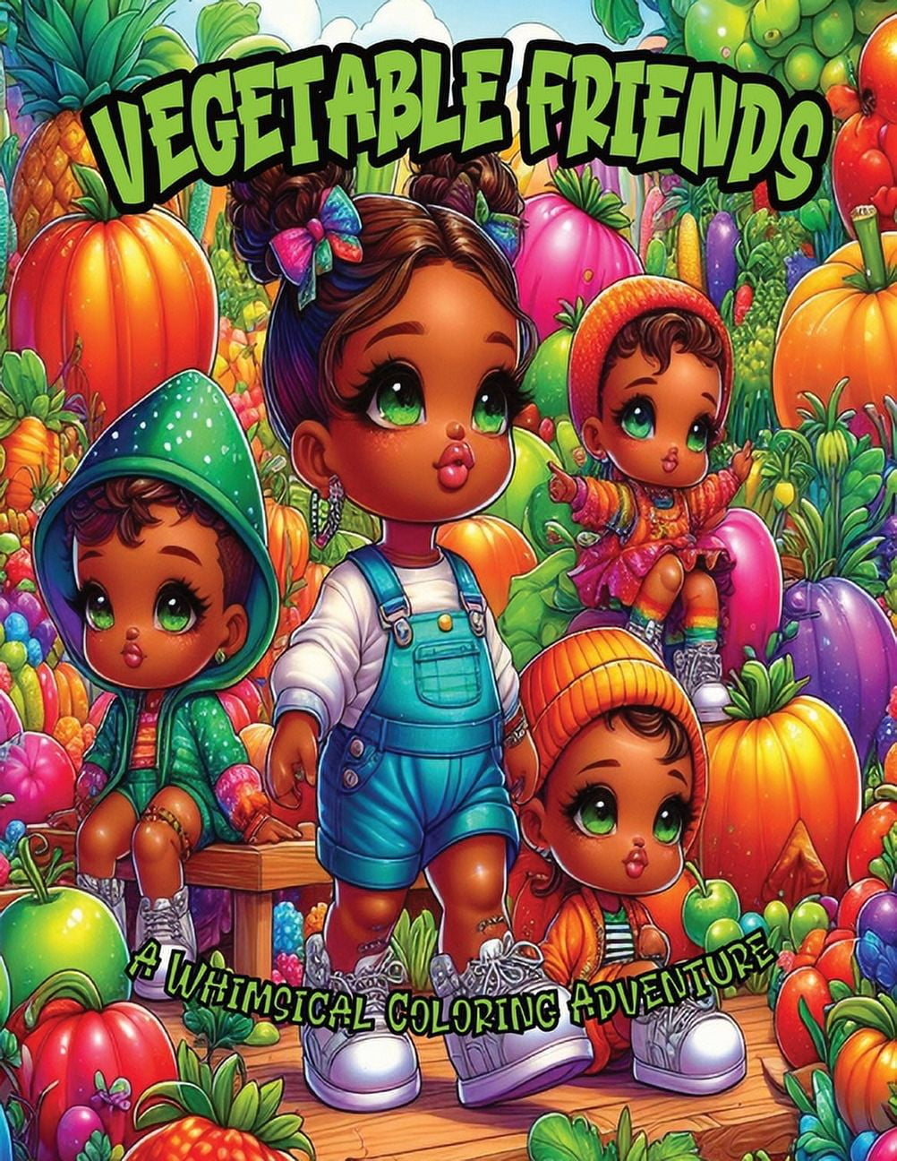 Vegetable Friends: A Whimsical Coloring Adventure (Paperback) - Walmart.com