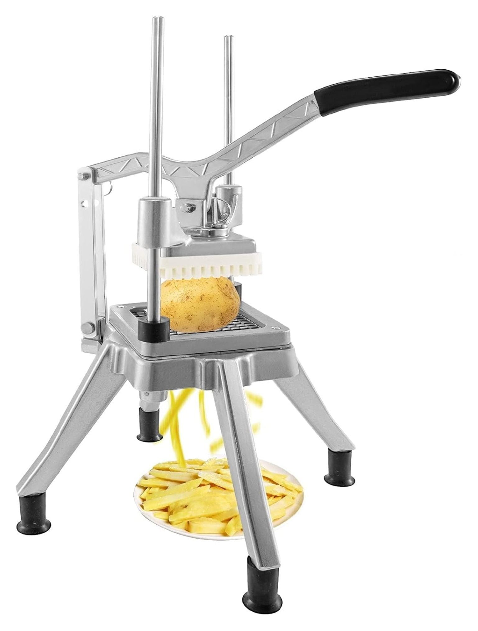 Vegetable Fruit Chopper 1/4" Blade Heavy Duty Professional Food Dicer ...