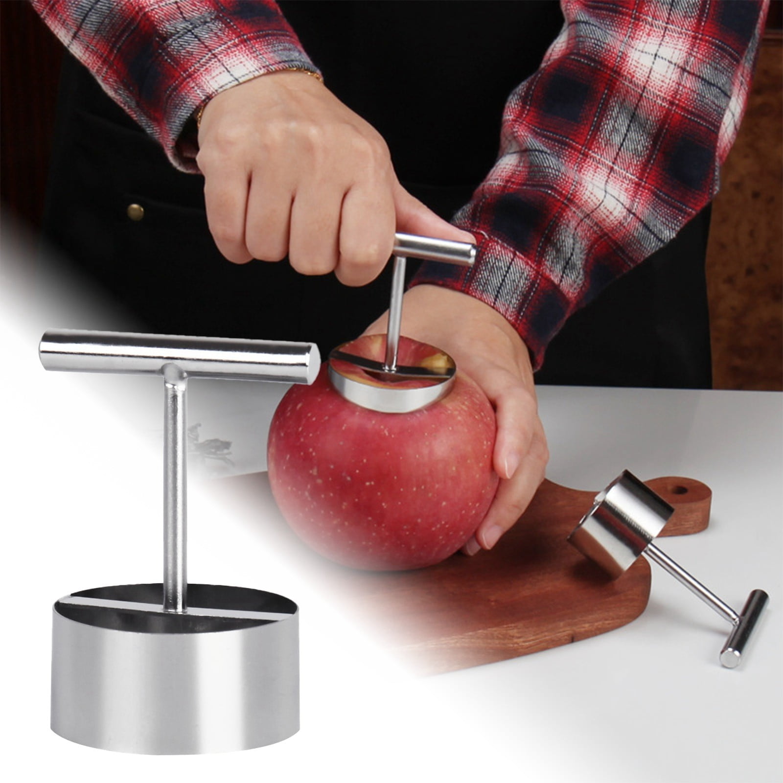 Vegetable & Fruit Corer Veggie Corer Drill Fruit Core Remover Kitchen ...