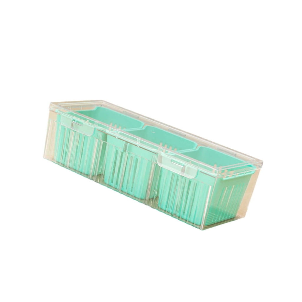 Vegetable Fruit Drain Storage Box With Divided Sections Drainage ...