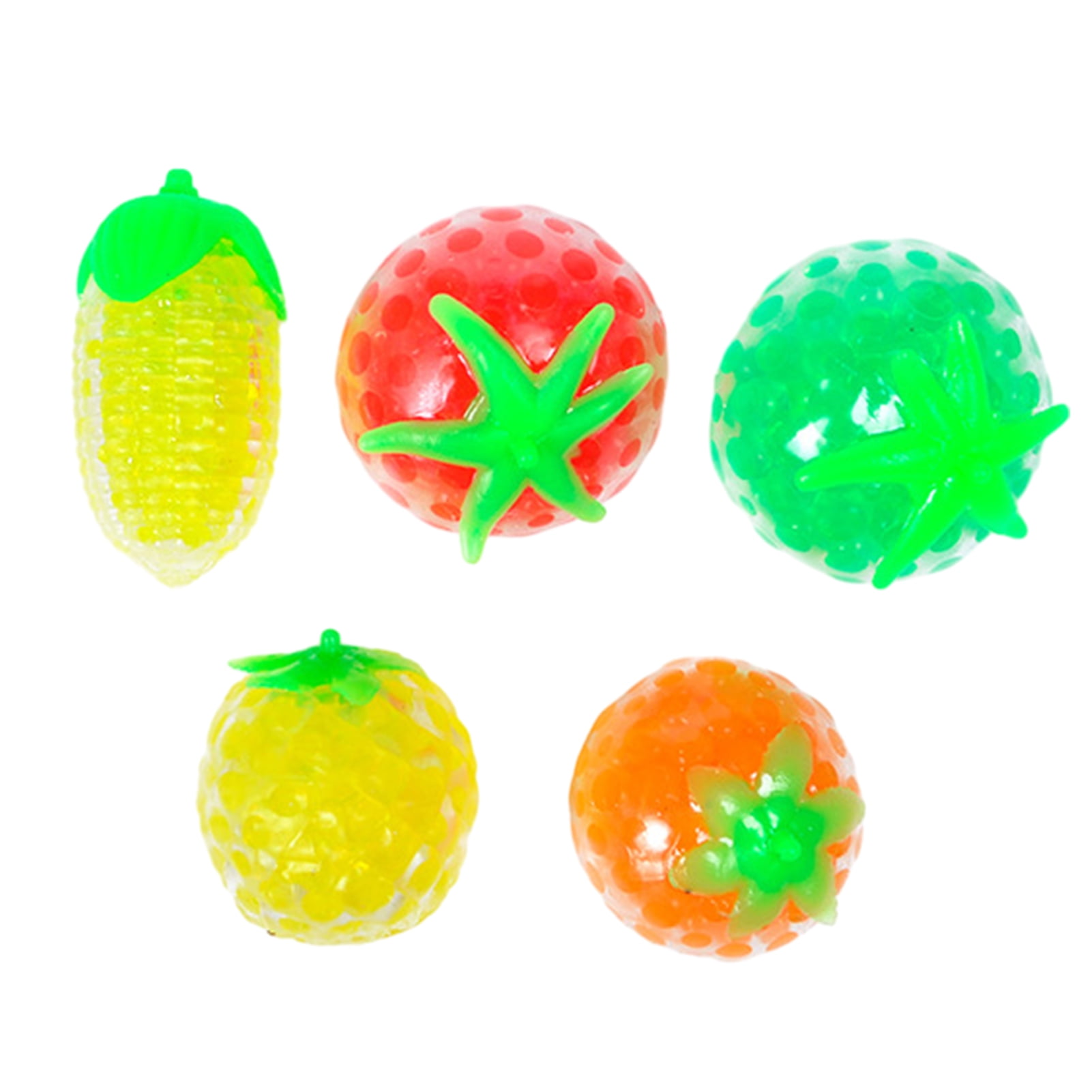 Vegetable Fruit Squishes Toy Slow Rebound Flexible TPR Stress Relief ...