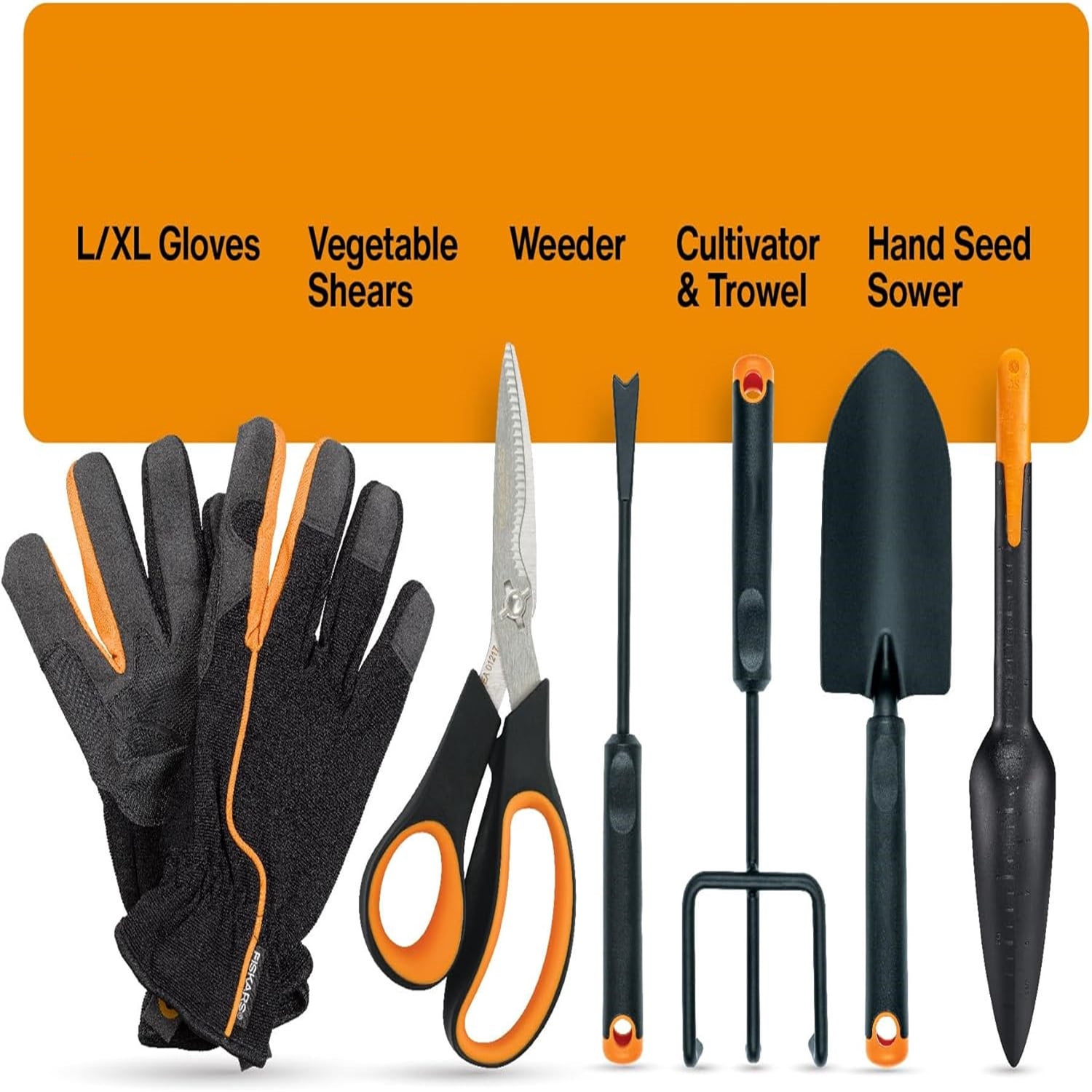 Vegetable Garden Tool Set with Vegetable Shears, Seed Sower, Trowel ...