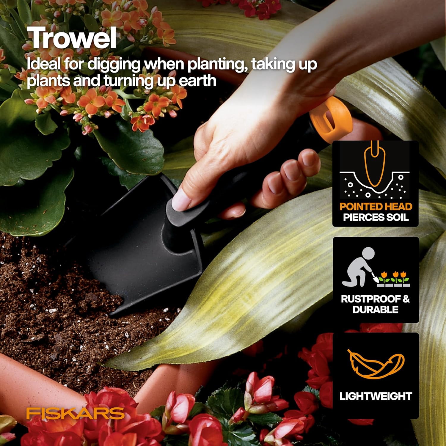 Vegetable Garden Tool Set with Shears, Seed Sower, Trowel, Cultivator ...