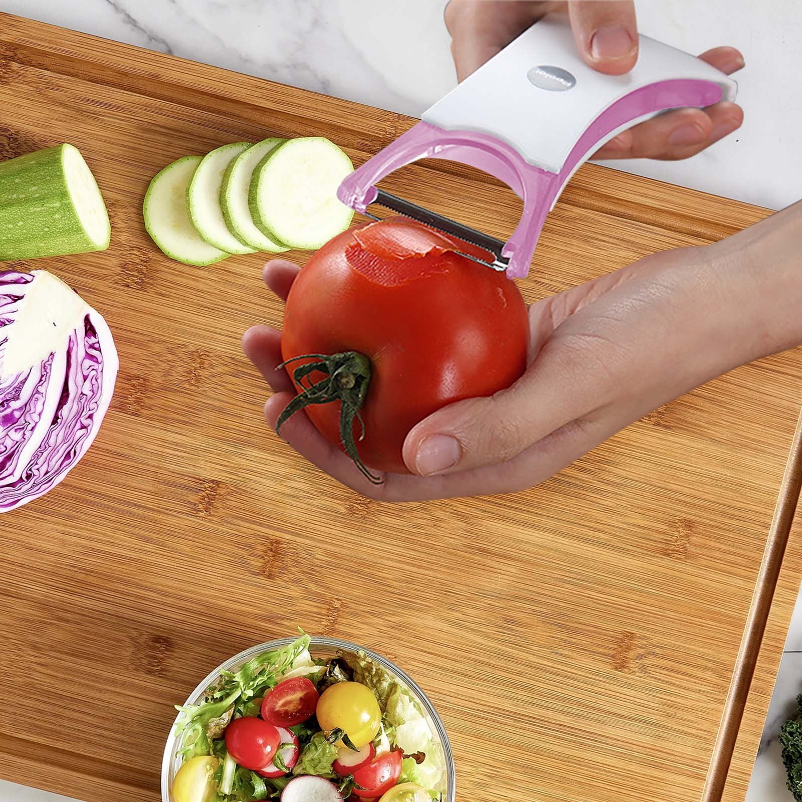 Vegetable Peeler, 2 in 1 Versatile Y Potato Peeler for Kitchen| Ultra ...