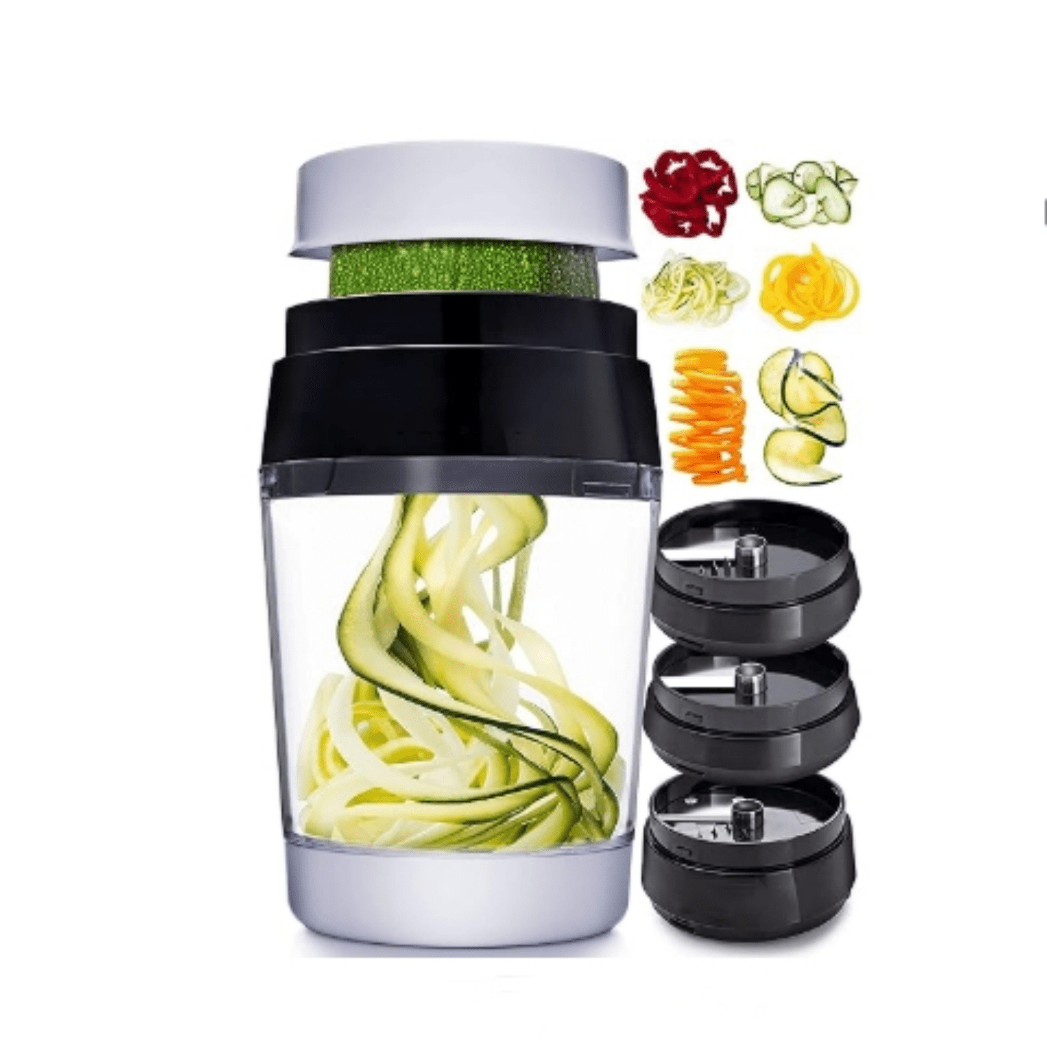 Vegetable Spiralizer Vegetable Slicer - 8 in 1 Zucchini Spaghetti ...