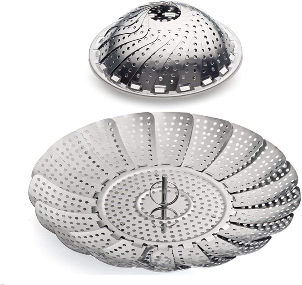 Vegetable Steamer Basket Stainless Steel Folding Steamer, Steamer ...