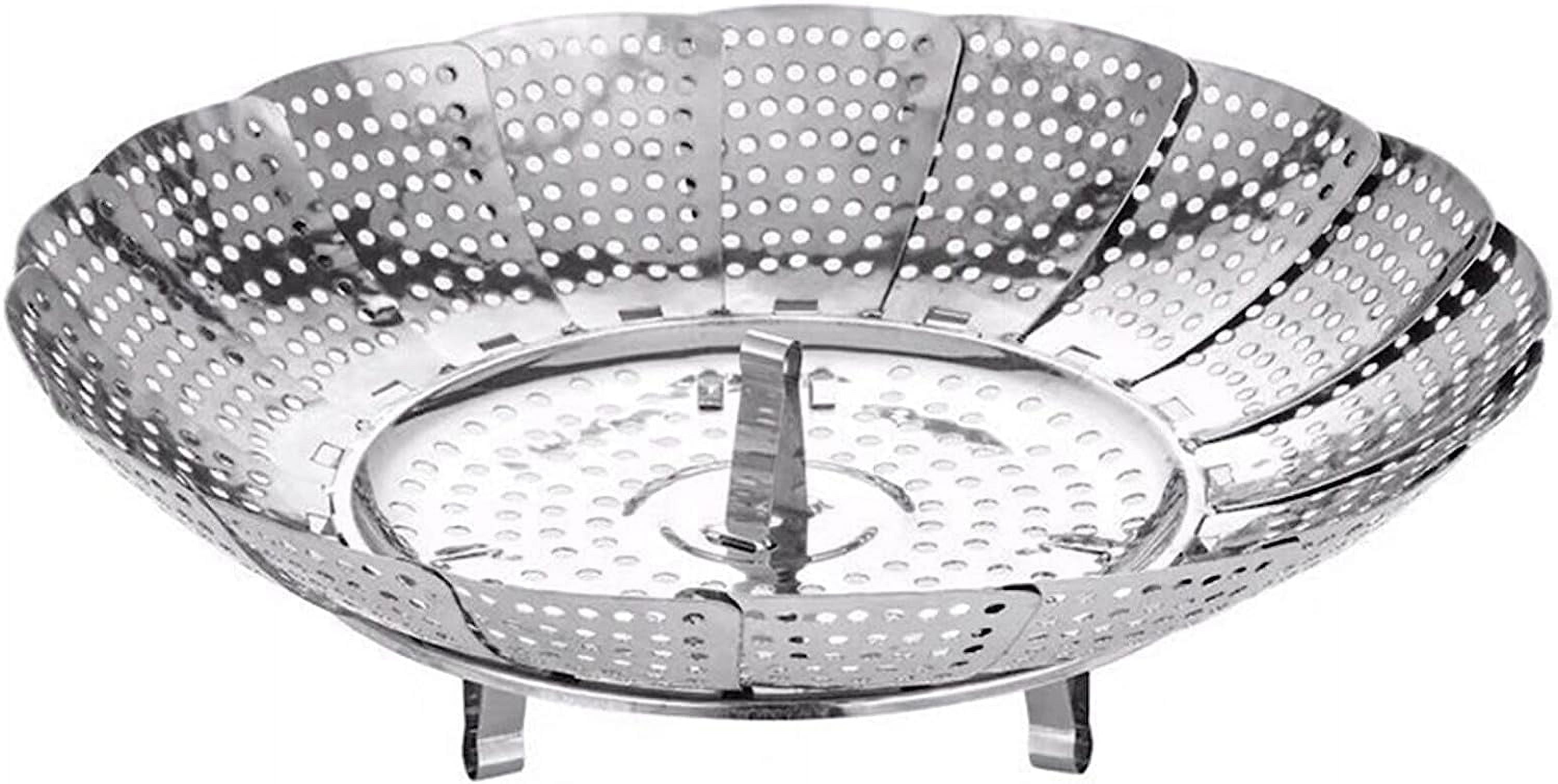 Vegetable Steamer Basket, Stainless Steel Veggie Steamer Basket for ...