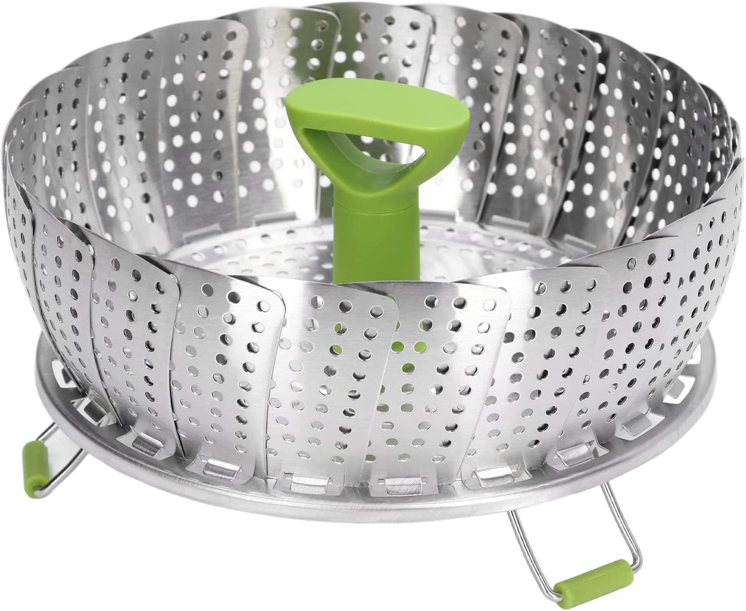 Vegetable Steamer Basket, Steam Basket Multipurpose Stainless Steel ...