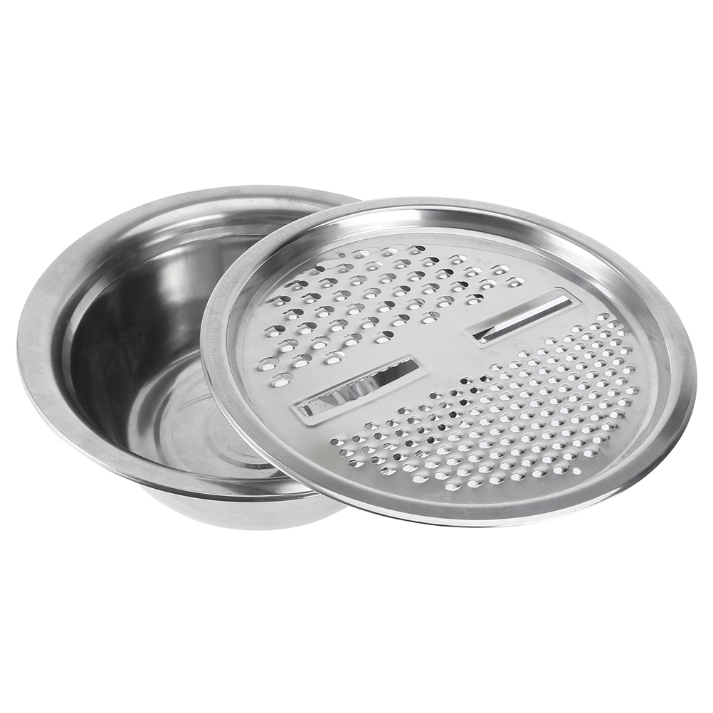 Vegetable Wash Basin Stainless Steel Grater Multipurpose Dish - Walmart.com