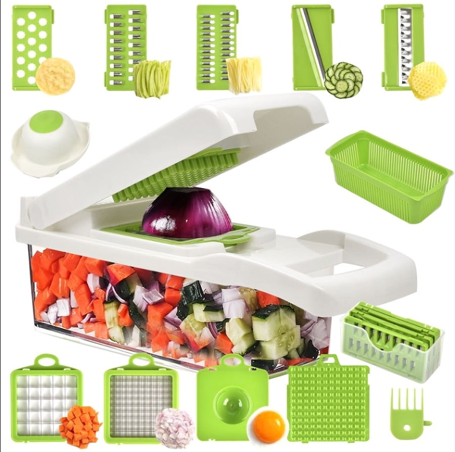 Vegetable chopper - diced whiteVegetable Chopper Dicer Onion Chopper ...