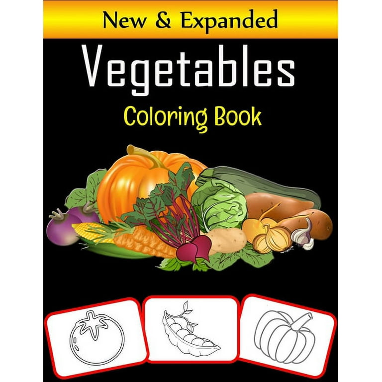 vegetables coloring pages with names