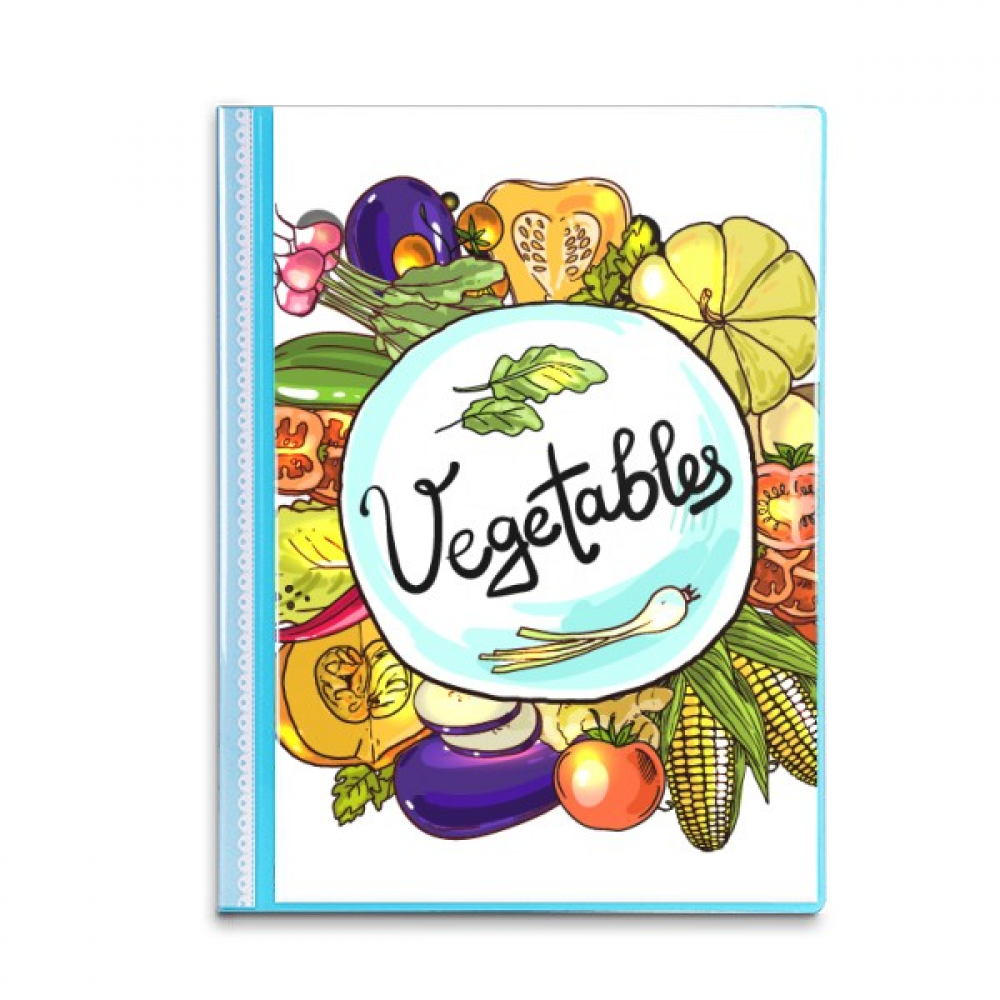 Vegetables Corn Redish Chinese cabbage Book Sheet Protectors Portfolio ...