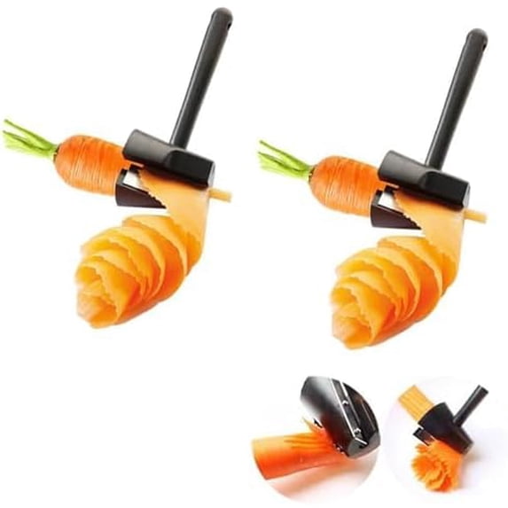 Vegetables Curler, 2026 New Vegetable Spiral Shred Slicer, Kitchen ...