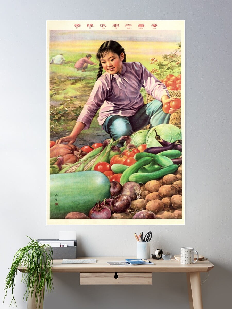 The Vegetables Are Green, The Cucumbers Plump, The Yield Are Abundant ...