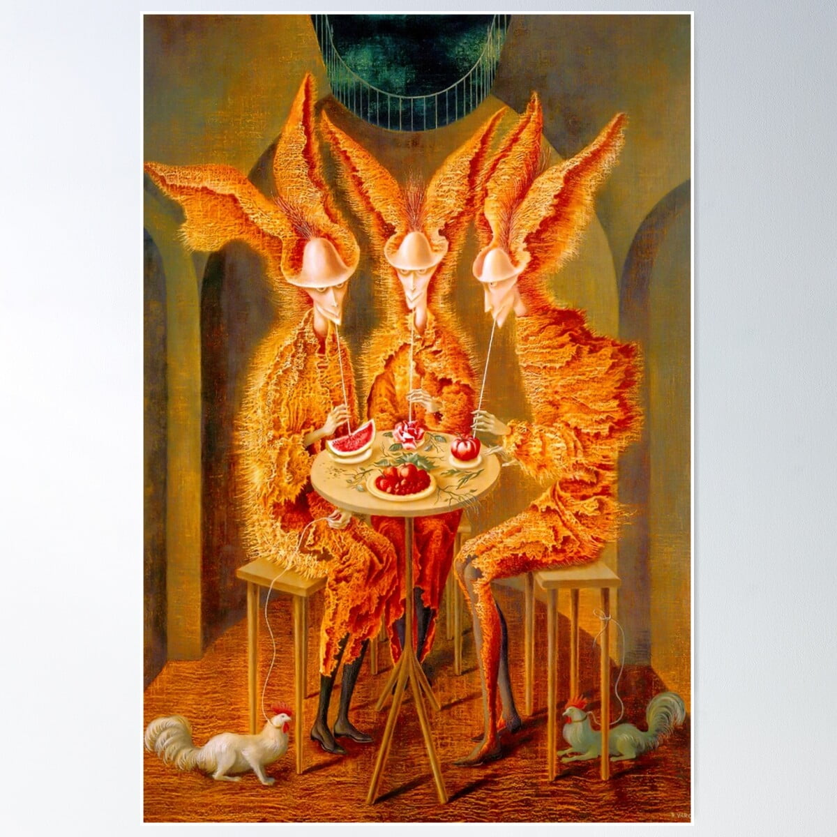 Vegetarian Vampires, Surrealism By Remedios Varo Poster Wall Art ...