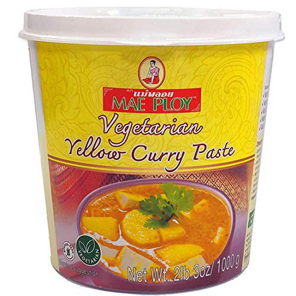 Vegetarian Yellow Curry Paste and Seasoning with Shallots, Lemongrass ...