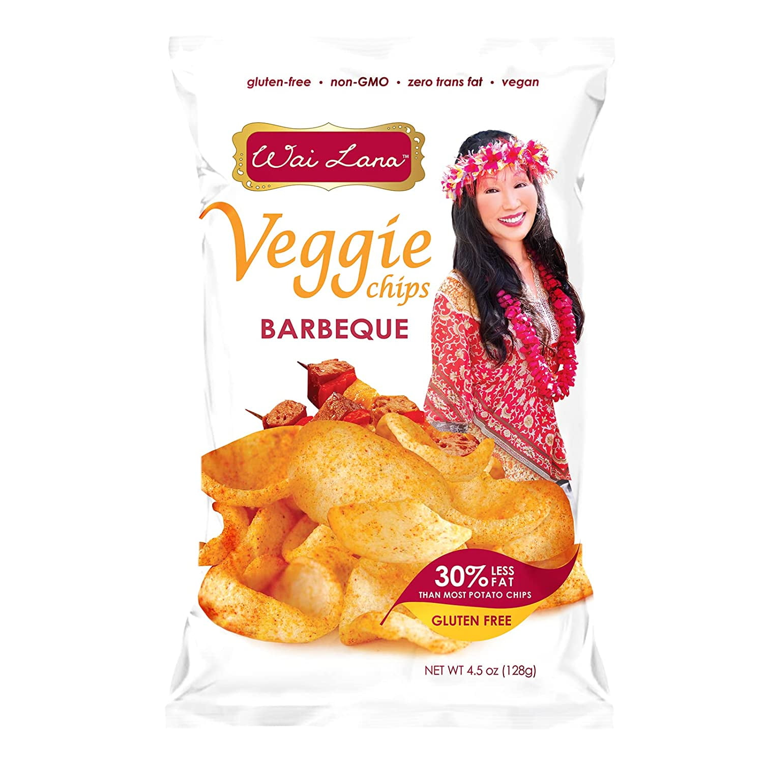 Veggie Chips - Gluten , Non-GMO, Vegan, Zero Trans Fats (Barbeque, 4.5 ...