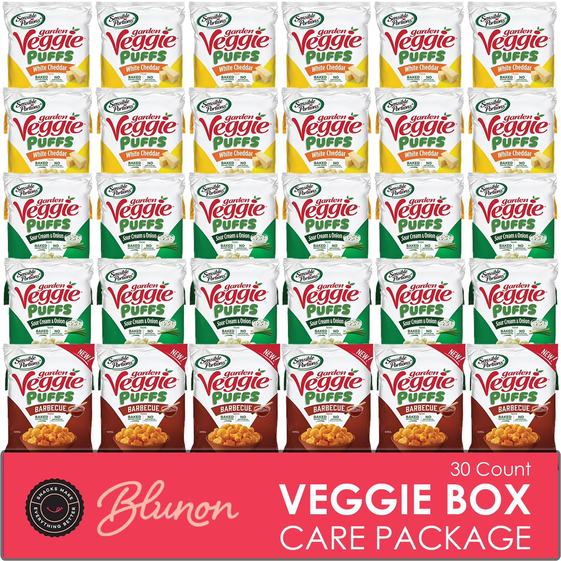 Veggie Puffs Variety Pack SAF21 - Baked Corn Pops Snack Bag Healthy ...