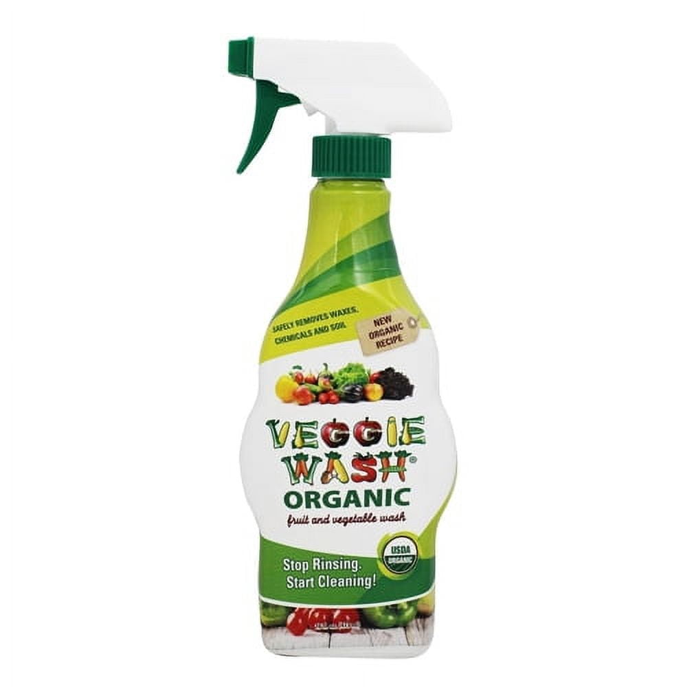 Veggie Wash Organic Fruit and Vegetable Wash Spray Bottle, 16 Oz, 6 ...