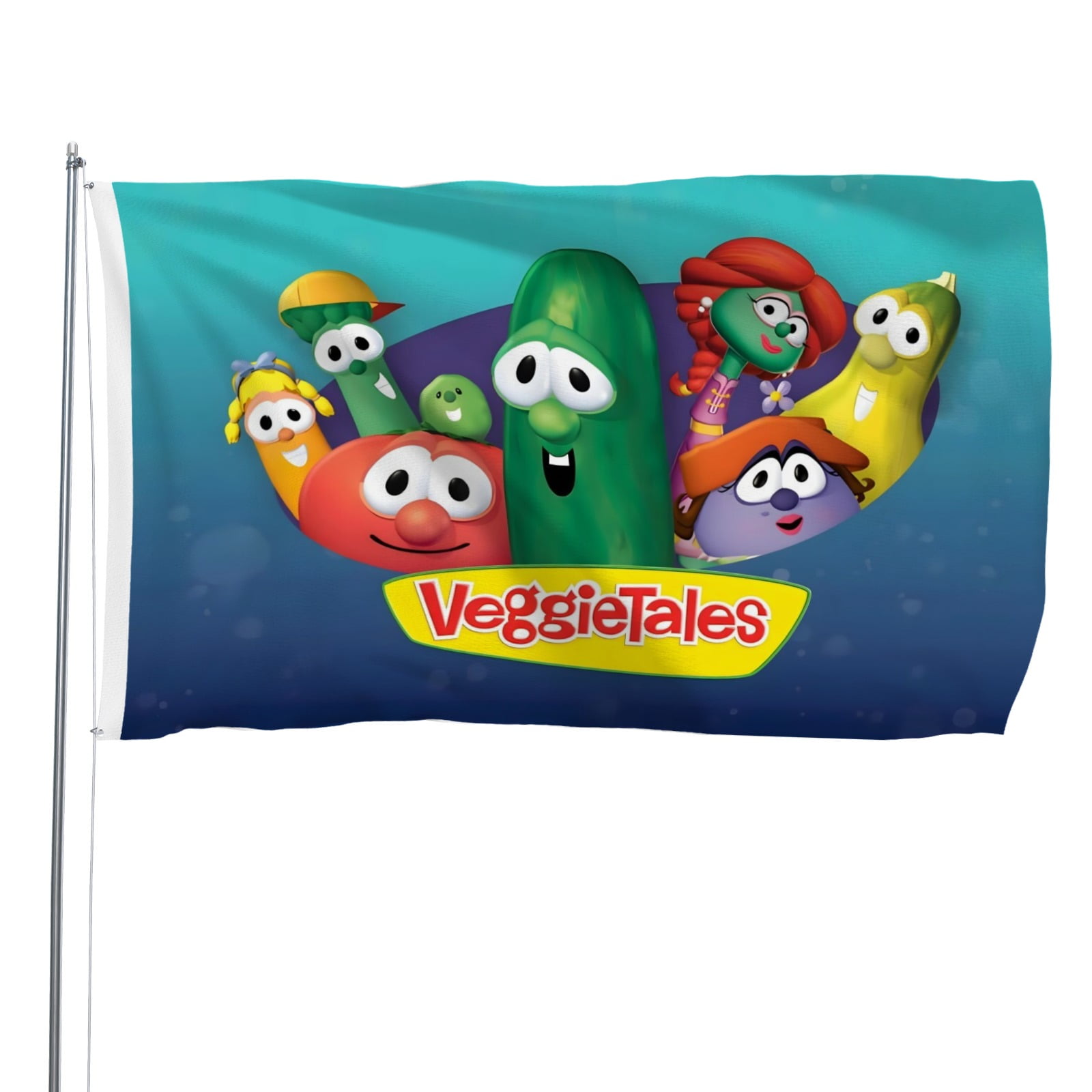 VeggieTales in the House-themed Printed Flag Perfect gift for fans ...