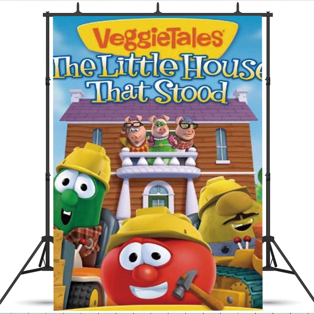 VeggieTales in the House Taspestry Poster Banner Backdrop Background ...