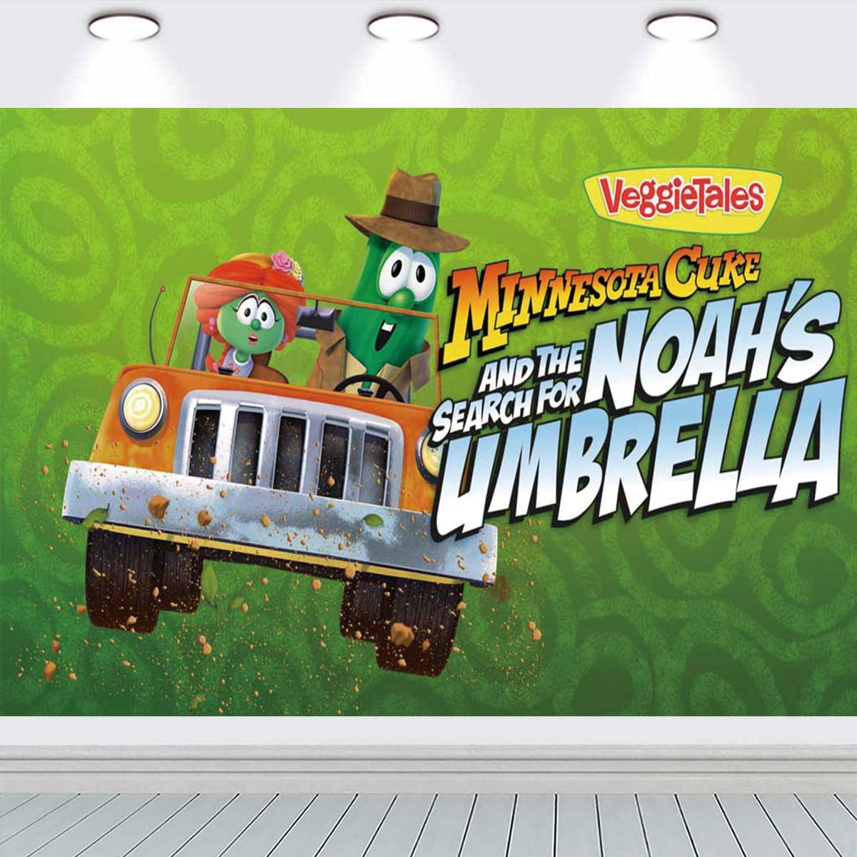 VeggieTales in the House school Backdrop Taspestry Banner Party ...