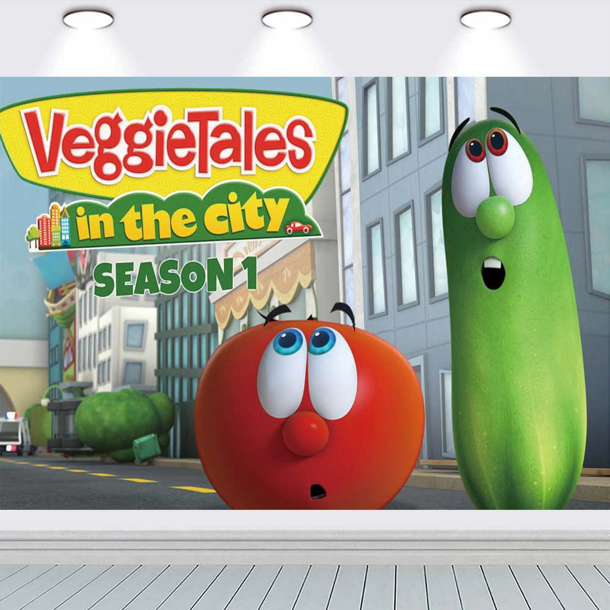 VeggieTales in the House school Background Wall Decor Taspestry Poster ...