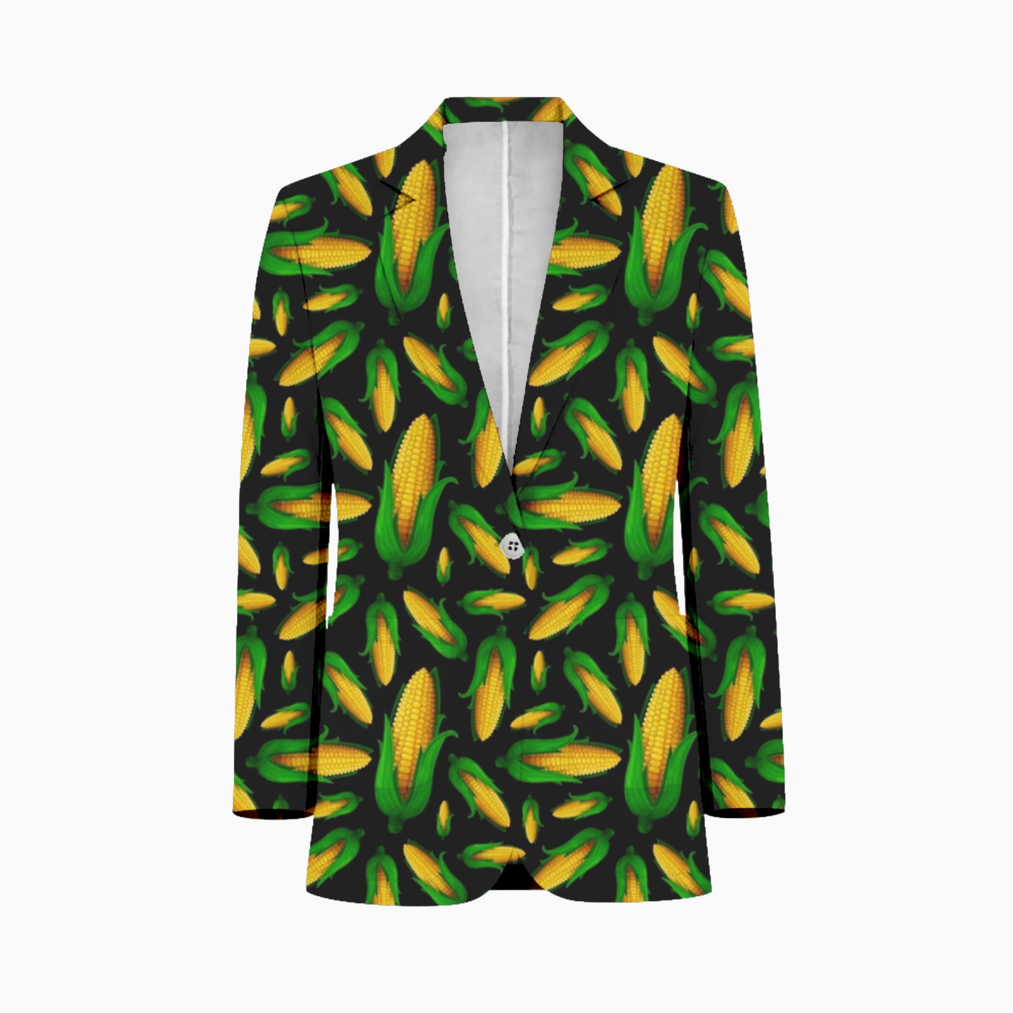 Veggiephile Corn Customized Men's Suits full man Shawl Collar Gentleman ...