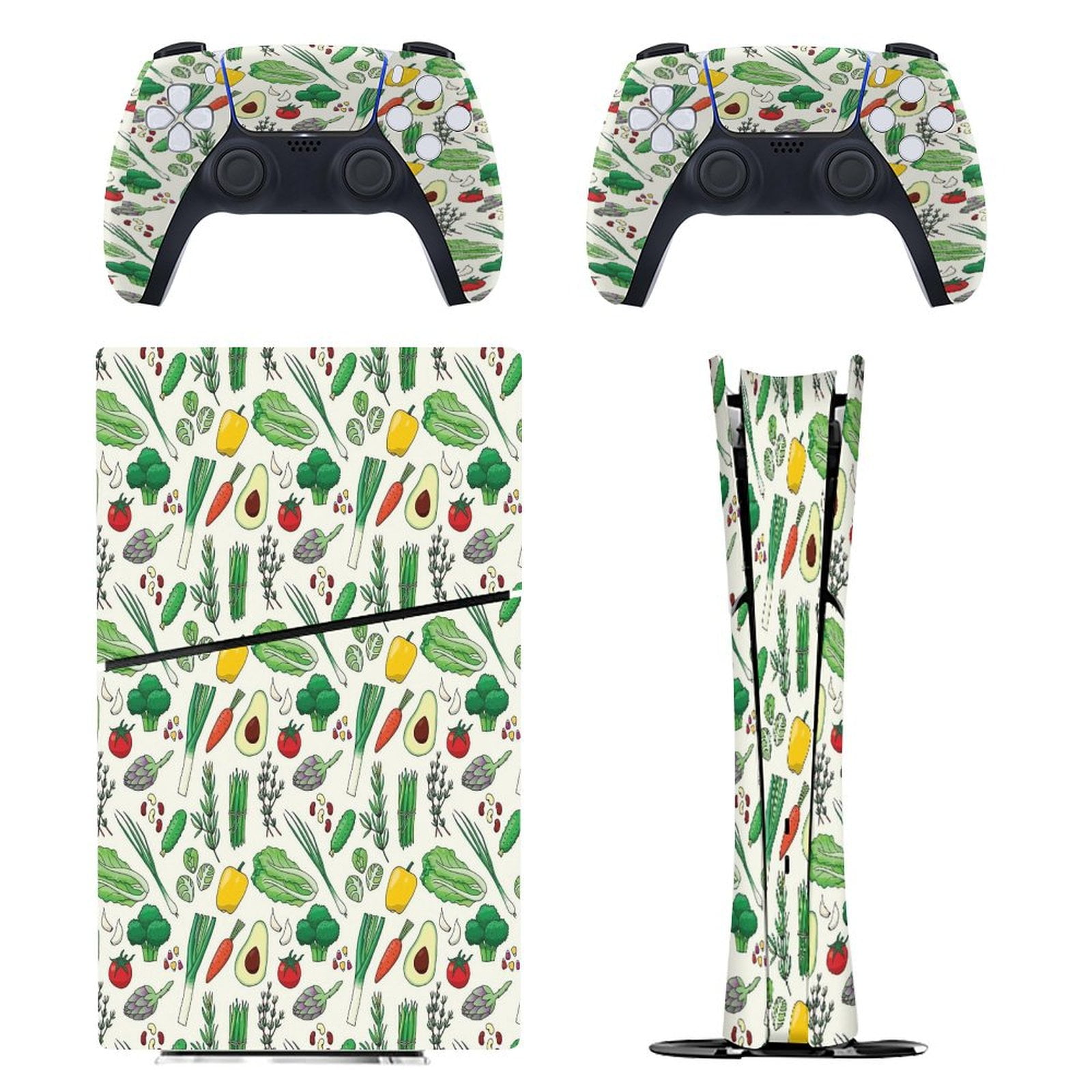 Veggies PS5/PS5 Pro/PS5 Slim Digital Disc Skin Sticker For Console And ...