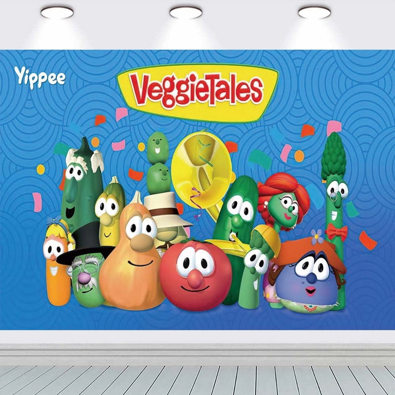 Veggietales Backdrop Banner Party Supplies Poster Movie Theme ...