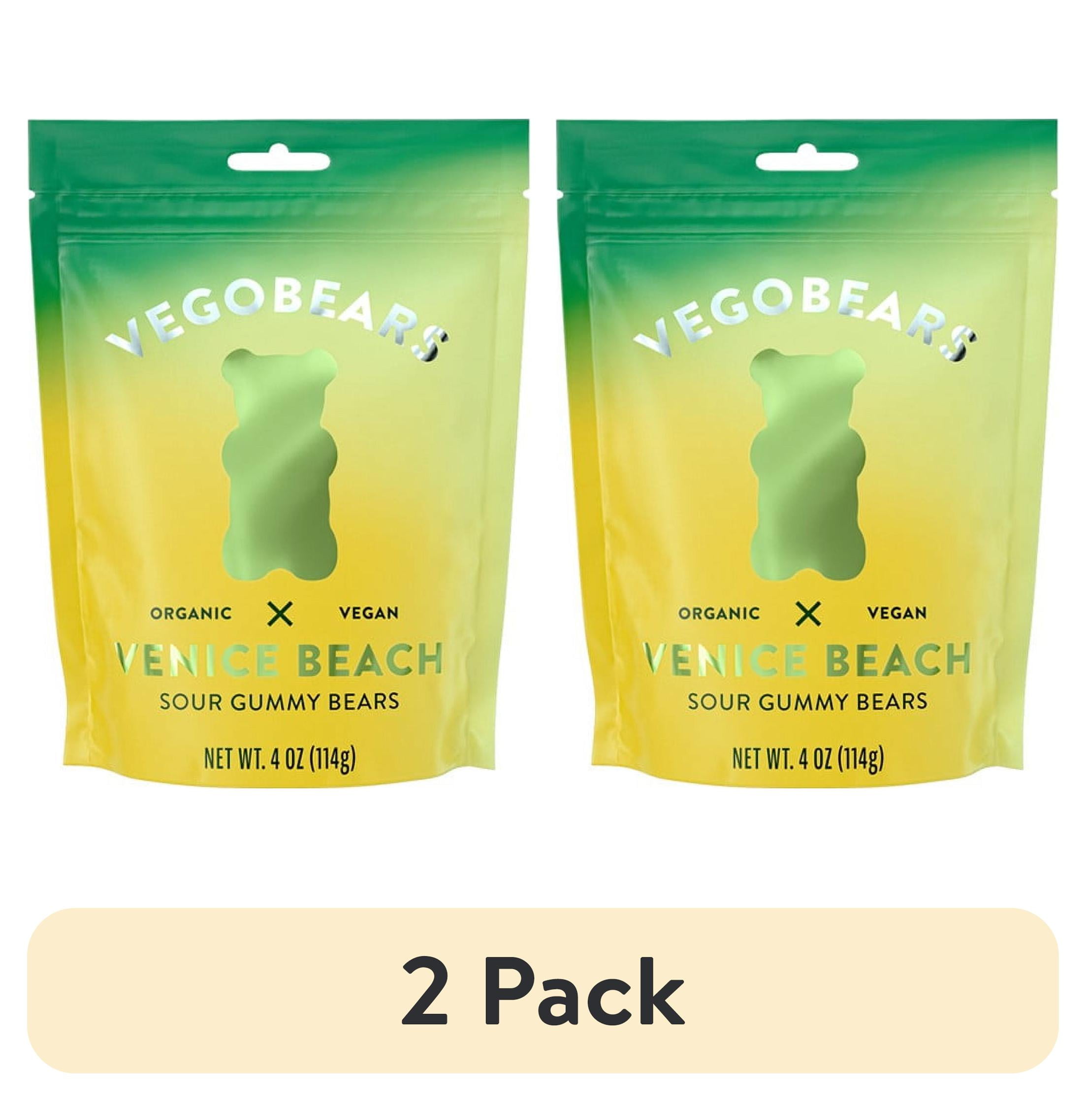 (2 pack) Vego Bears Venice Beach Gummy Bears 4.0 oz. - Walmart.com
