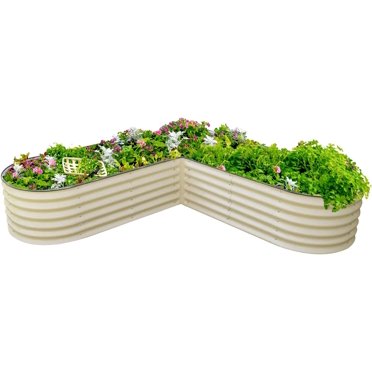 Olle Gardens 17" Tall "L" Shape Infinity Raised Garden Bed - Walmart.com