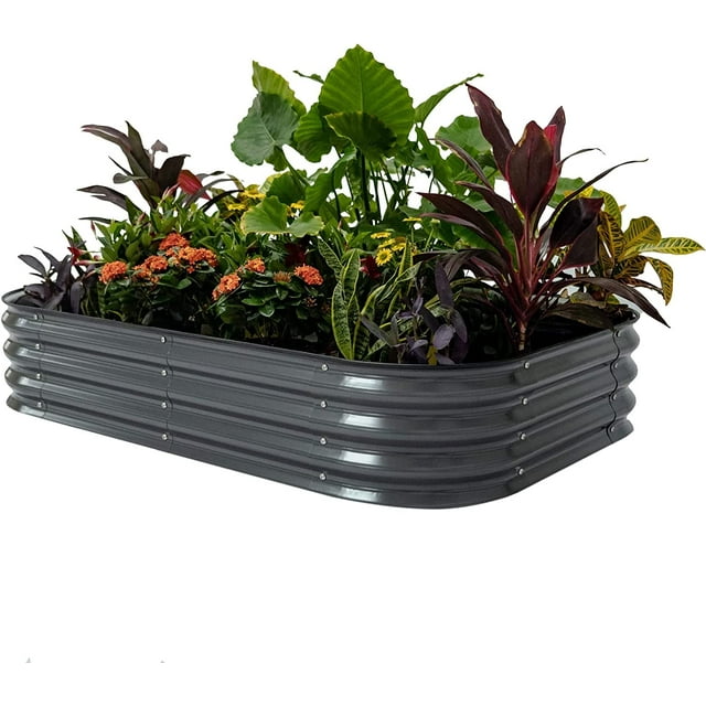 Vego Garden Raised Gardening Bed Kits 11" Tall 6 in 1 3.5ftx5ft Modular ...