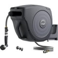 Vego Garden Retractable Hose Reel 1/2" 100 ft Wall Mounted Hose Reel ...