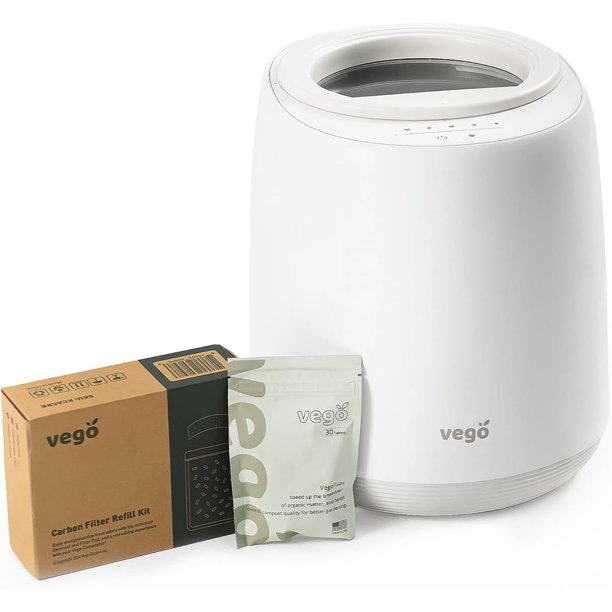 Vego Smart Kitchen Waste Composter, 4L Electric Composter for Kitchen 5 ...