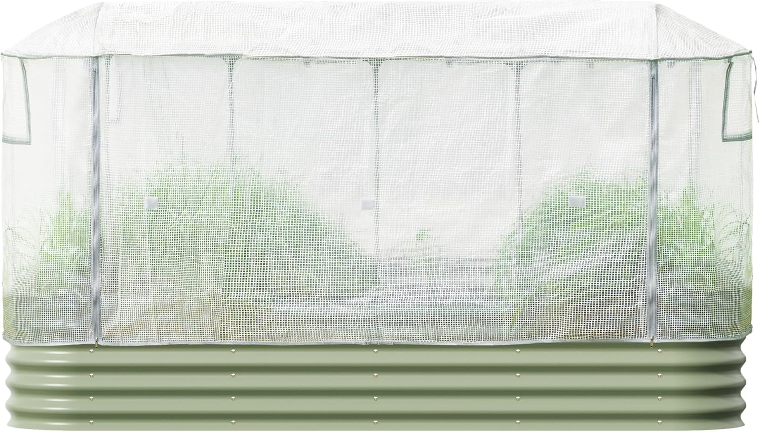 Vego garden Frost Greenhouse Cover System for 4.0' x 8.0' (10 in 1 ...