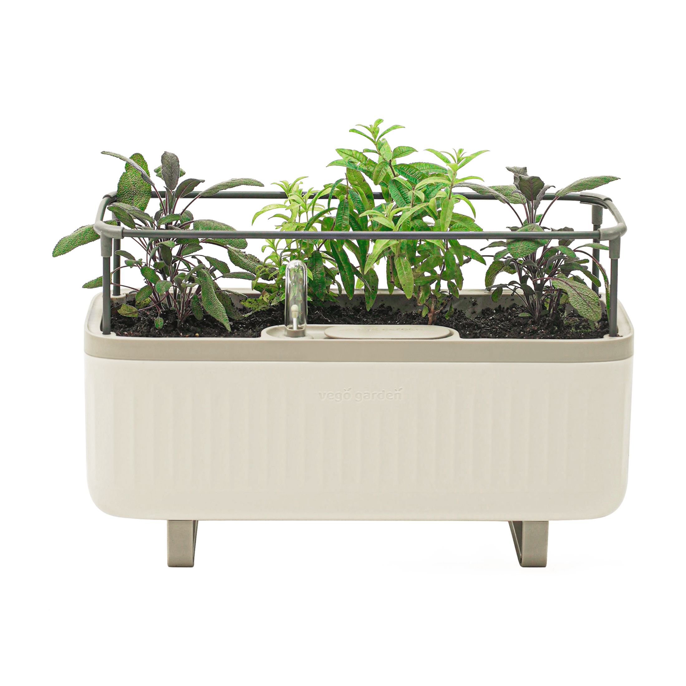Vego Garden Tomato Planter Box with Trellis Self-Watering Rolling ...