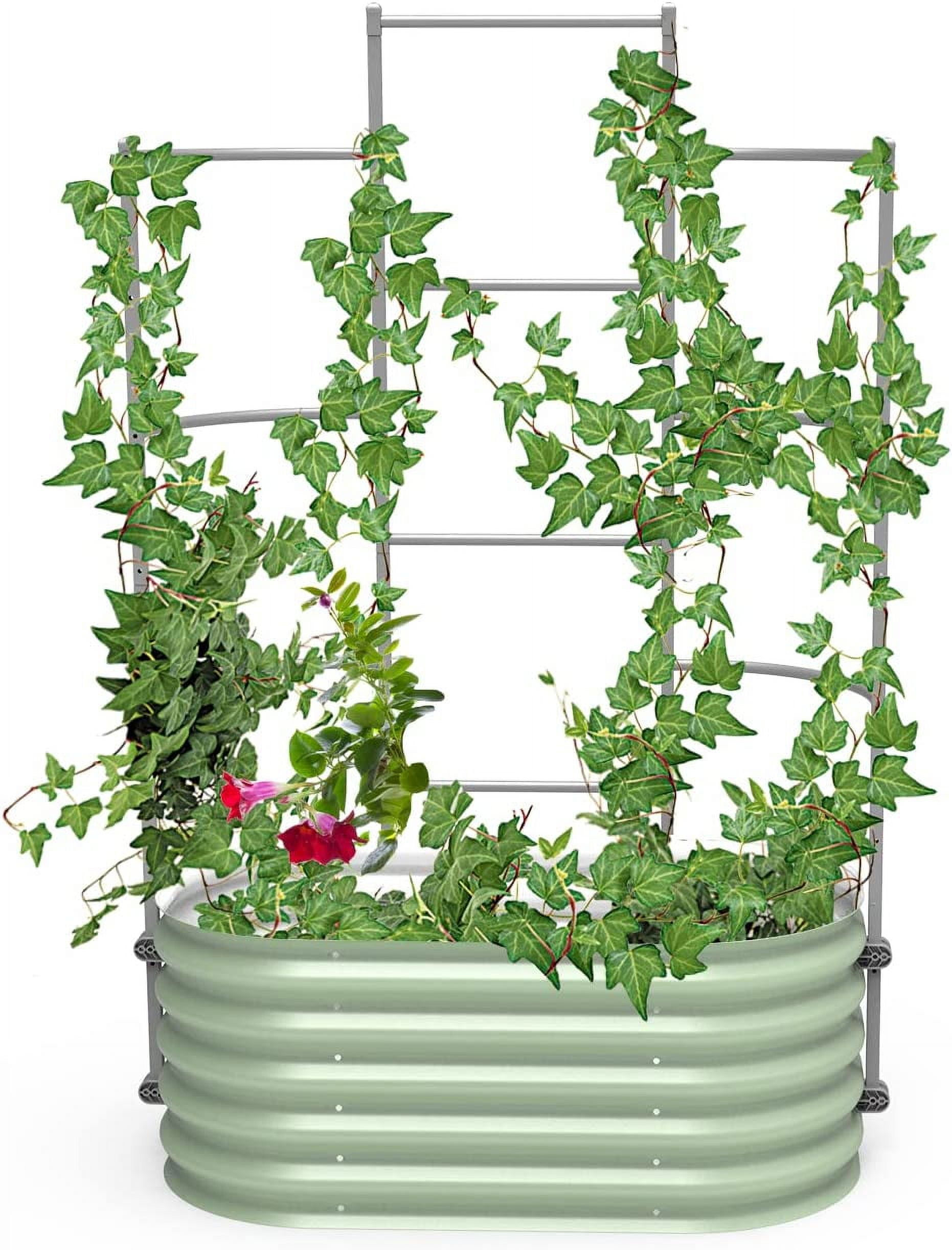 Vego garden Modular Wall Trellis System Triple Section 3.5' Long for 2. ...
