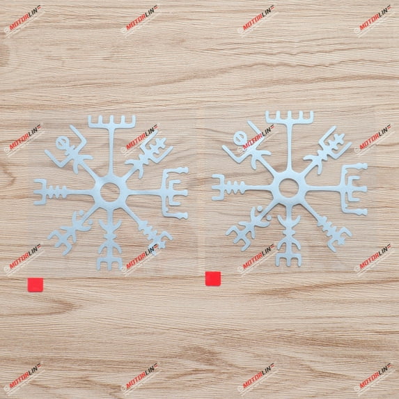 Vegvisir Compass Rune Runic Viking Norse Vinyl Decal Sticker - 2 Pack ...