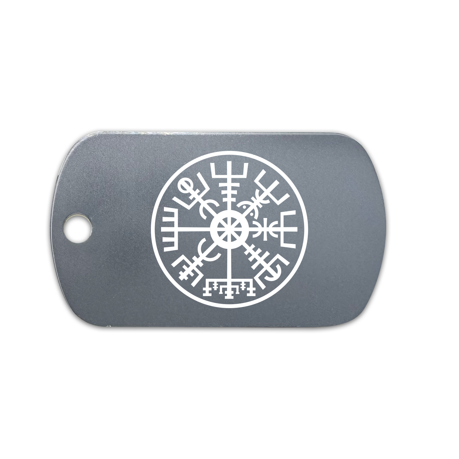 Vegvisir Navigation Compass Of Vikings GI Dog Tag Aluminum Keychain ...