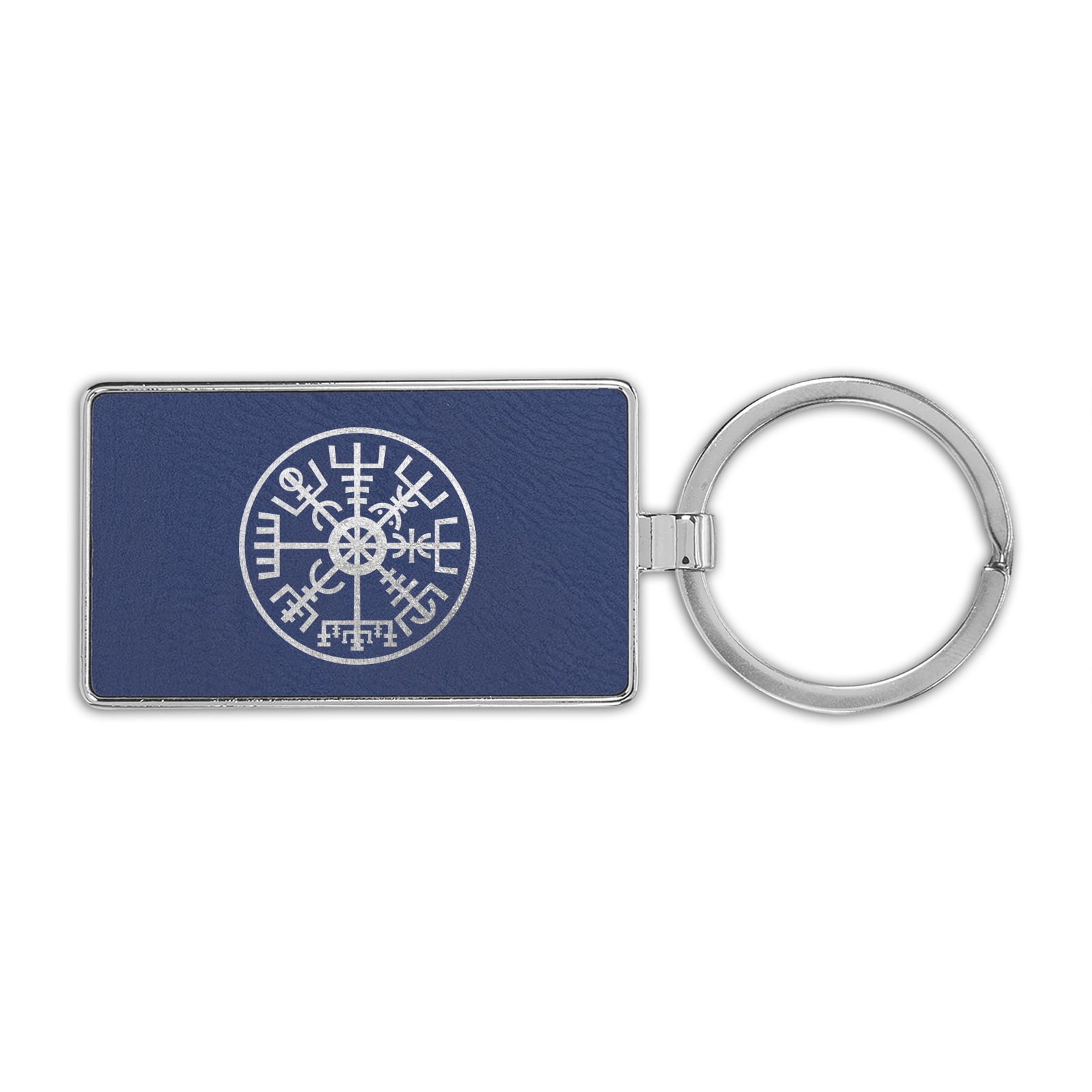 Vegvisir Navigation Compass Of Vikings Premium Leatherette Keychain ...