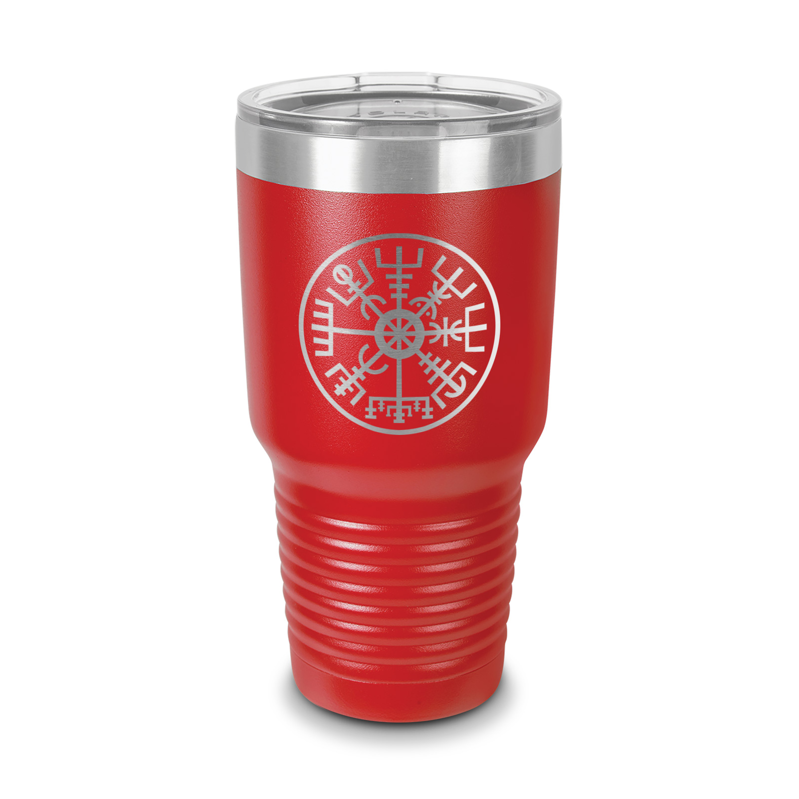 Vegvisir Navigation Compass of Vikings Tumbler 30 oz - Laser Engraved w ...
