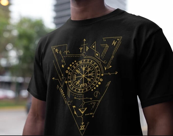 Vegvisir - The Viking Compass | Norse Pagan Symbol | Viking Sign T ...