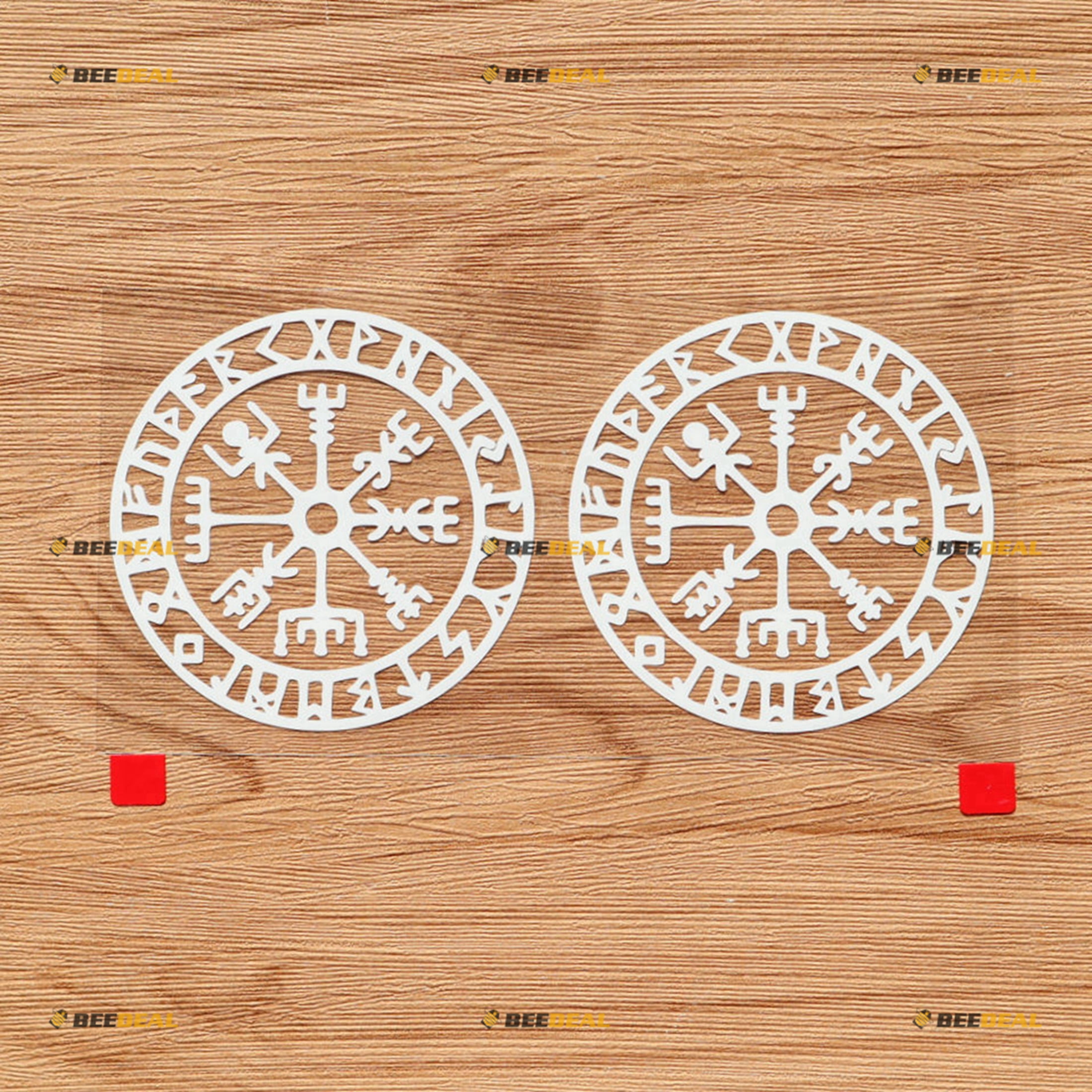 Vegvisir Viking Runic Compass Decal Sticker Vinyl Viking Odin Norse - 2 ...