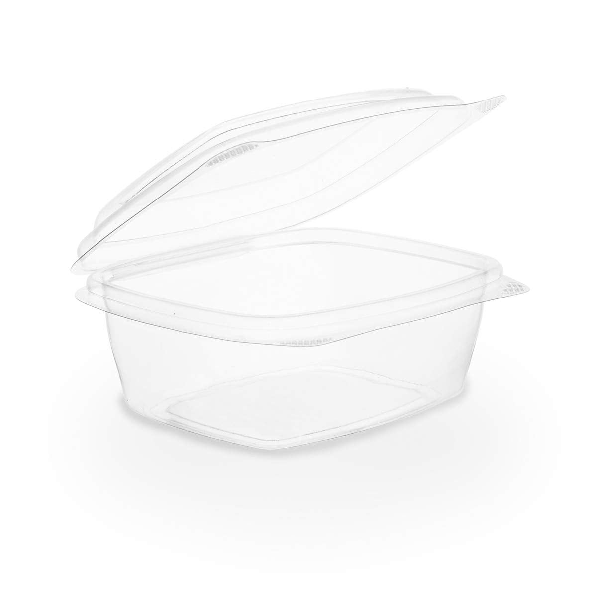 Vegware Compostable 8oz Hinged Clear Deli Containers, Case of 300, PLA ...